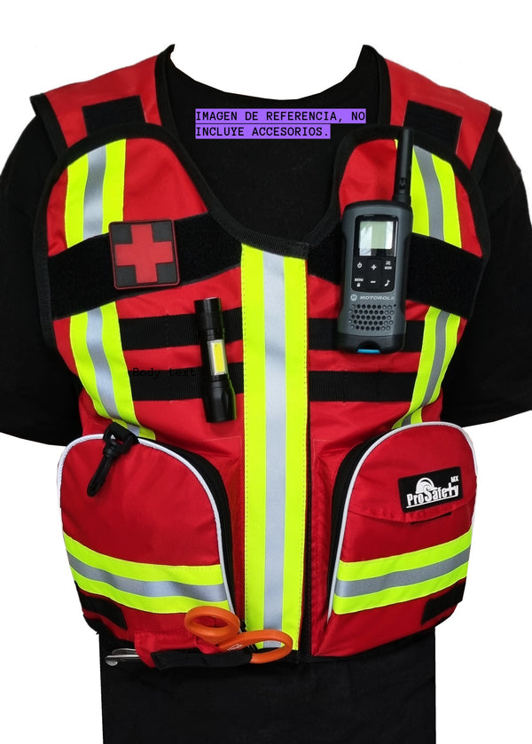 Chaleco Paramédico EMS Pro – ProSafety Mx