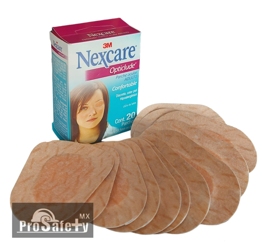 Parche Ocular Nexcare Opticlude-Adulto 20 Piezas – ProSafety Mx