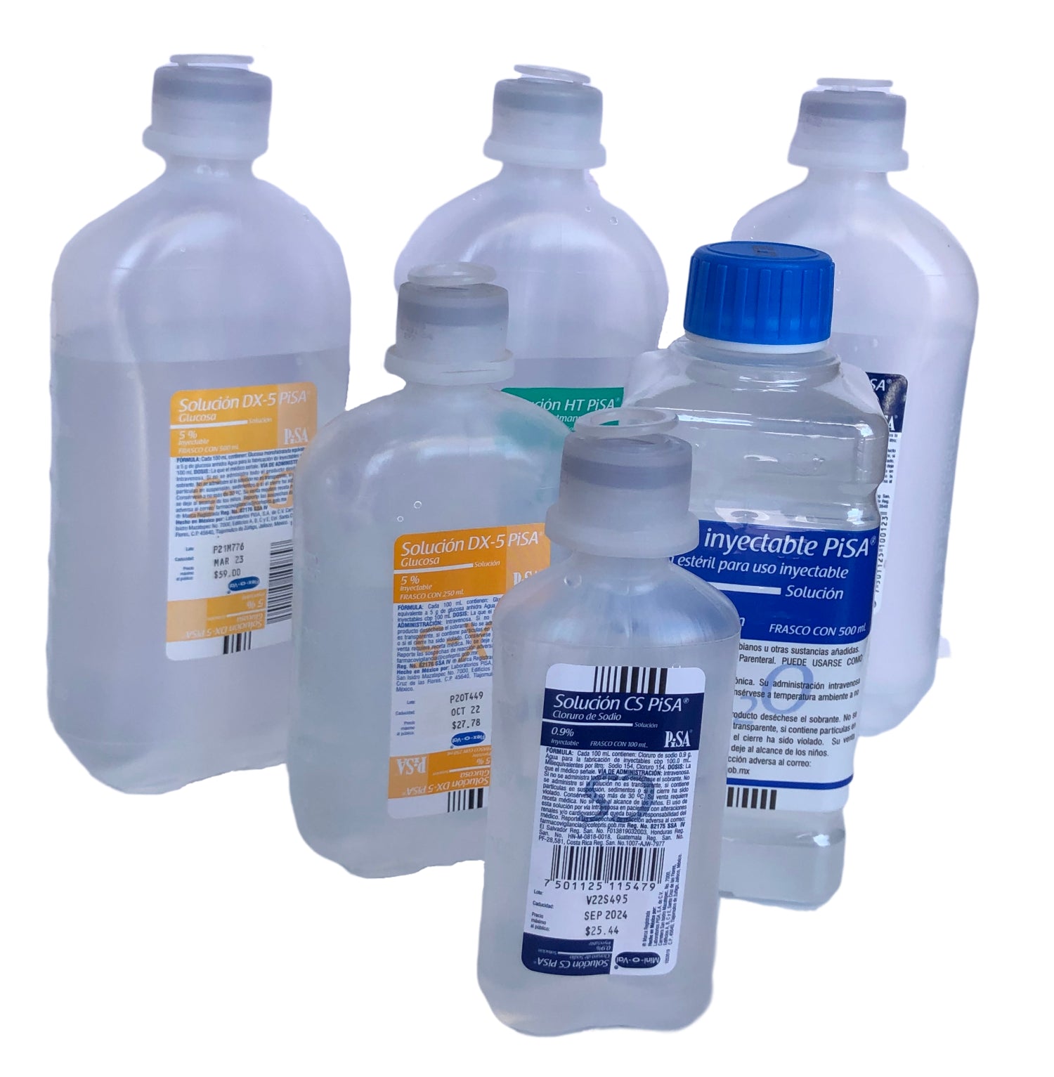 Solución Intravenosa Pisa – ProSafety Mx